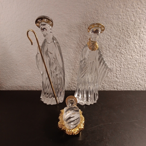Gorham | Accents | Gorgeous New Gorham Crystal Germany Nativity Holy ...